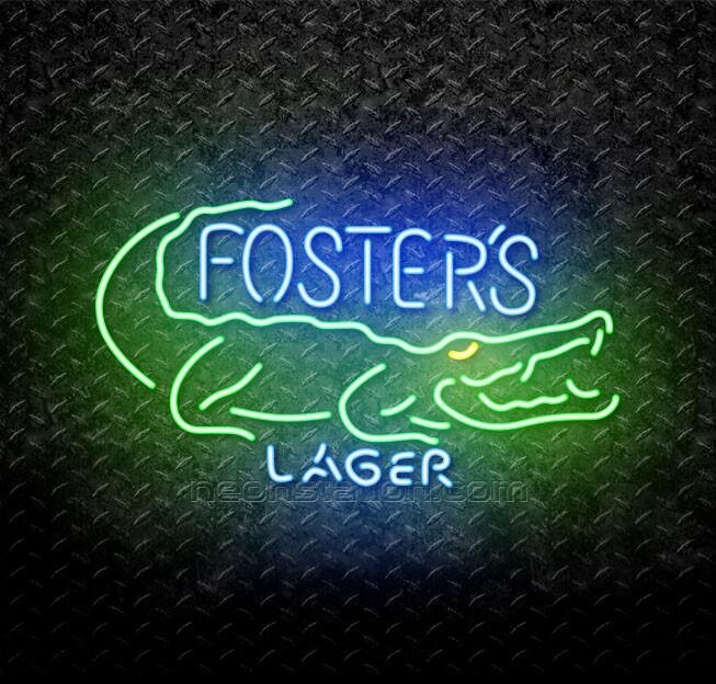 Fosters Lager Crocodile Gator Neon Sign For Sale // Neonstation