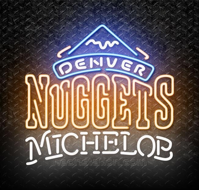 Michelob NBA Denver Nuggets Neon Sign For Sale // Neonstation