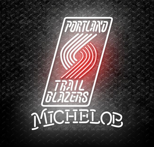 Michelob NBA Portland Trail Blazers Neon Sign For Sale // Neonstation