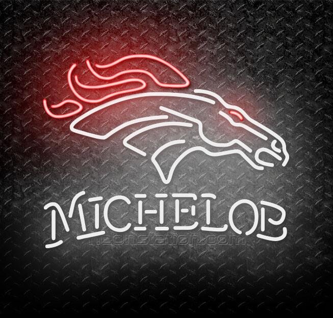 Michelob NFL Denver Broncos Neon Sign For Sale // Neonstation