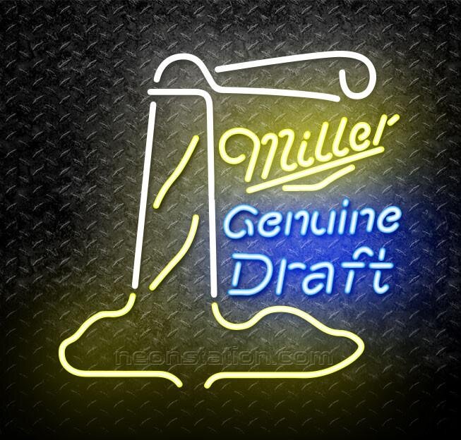 Miller Genuine Draft MGD Lighthouse Neon Sign For Sale // Neonstation