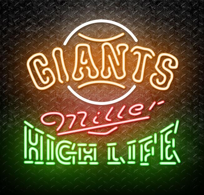 Miller High Life MLB San Francisco Giants Neon Sign For Sale // Neonstation