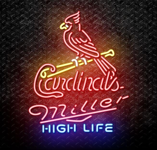 Miller High Life MLB St Louis Cardinals Neon Sign For Sale // Neonstation