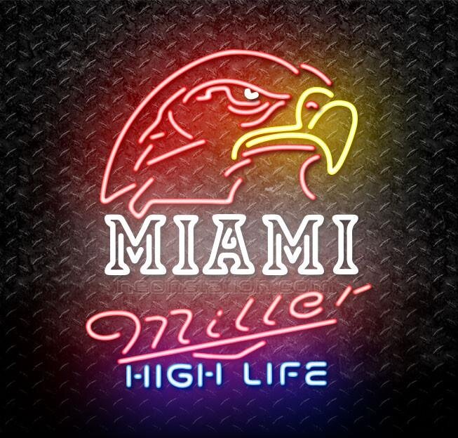 Miller High Life Miami University Fall Session Neon Sign For Sale ...