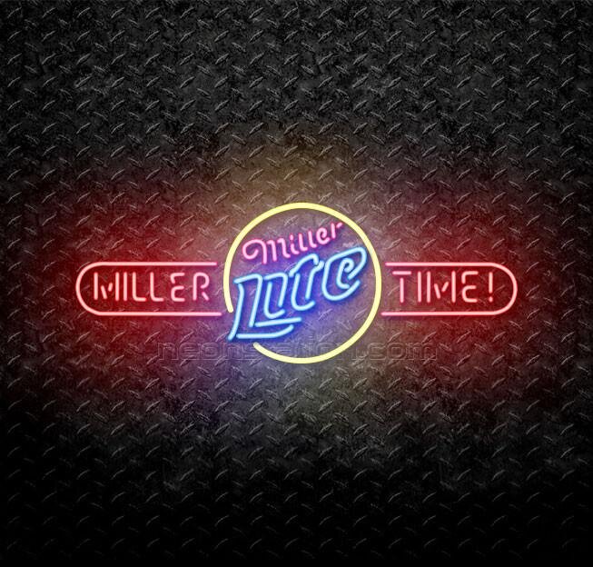 Miller Lite Time Long Neon Sign For Sale // Neonstation