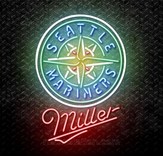 Miller MLB Seattle Mariners Neon Sign For Sale // Neonstation