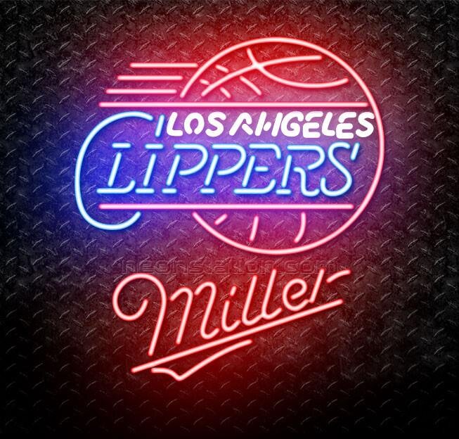 Miller NBA Los Angeles Clippers Neon Sign For Sale // Neonstation