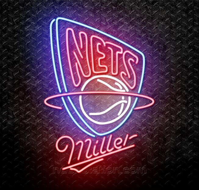 Miller NBA New Jersey Nets Neon Sign For Sale // Neonstation