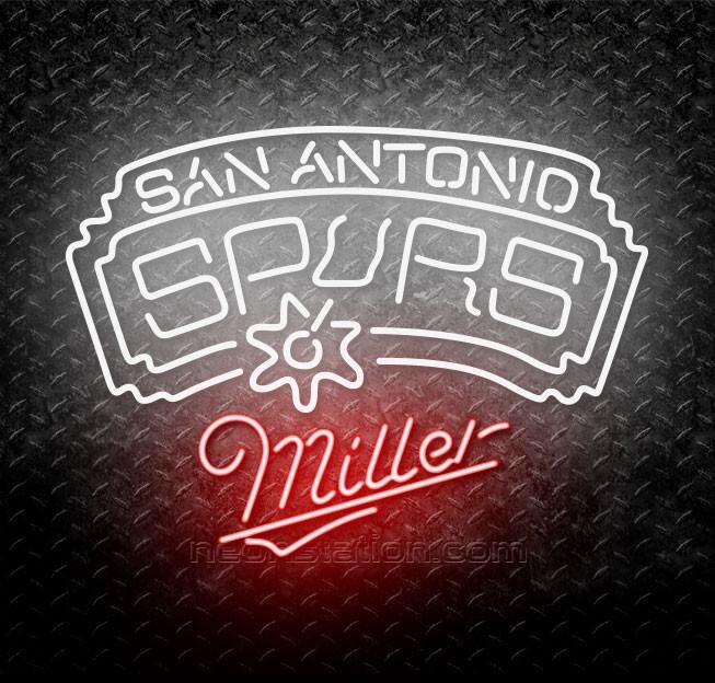 Miller NBA San Antonio Spurs Neon Sign For Sale // Neonstation