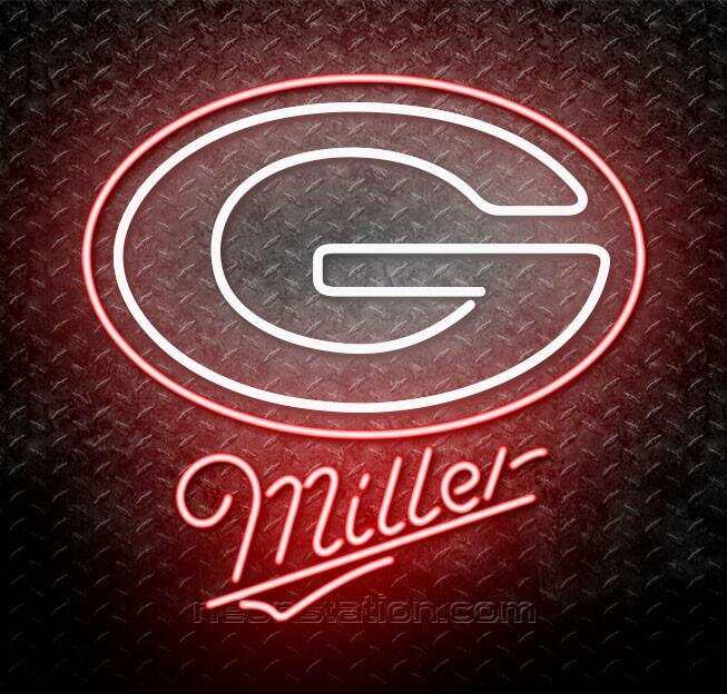 Miller University of Georgia Neon Sign For Sale // Neonstation