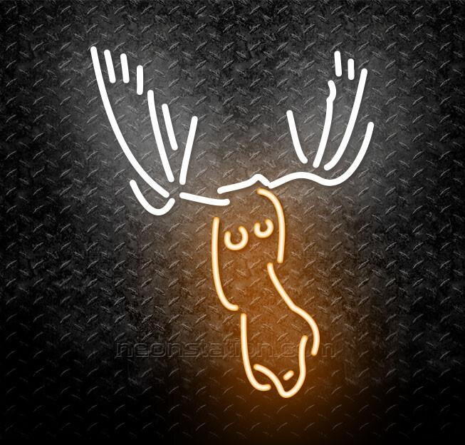 Moosehead Logo Neon Sign For Sale // Neonstation