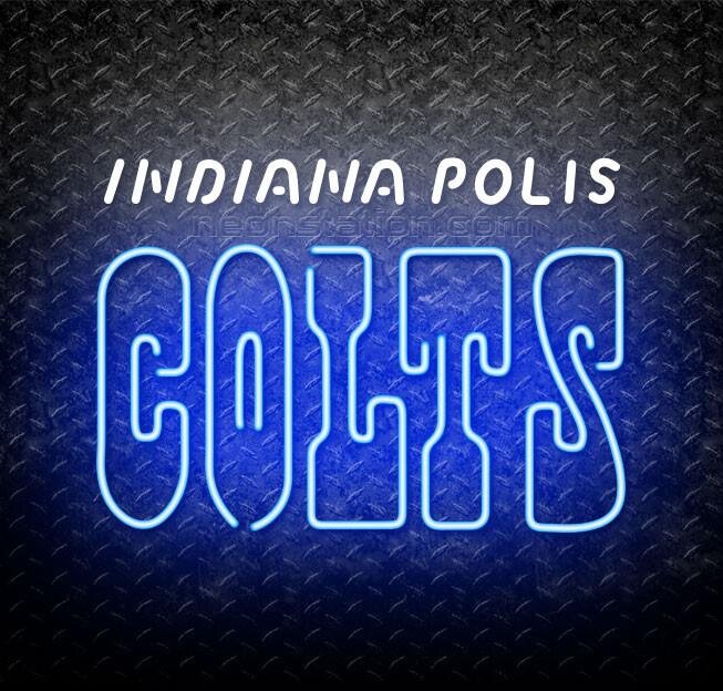 NFL Indianapolis Colts Schedule Neon Sign For Sale // Neonstation