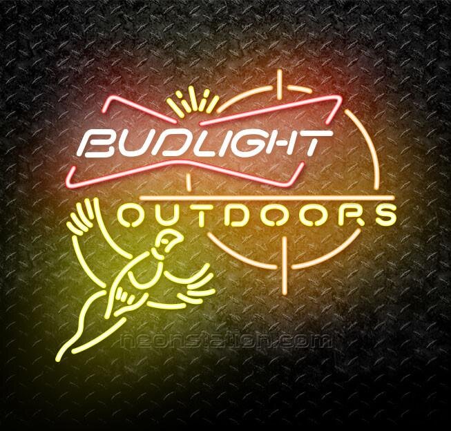 Outdoors Pheasant Hunting Bud Light Neon Sign For Sale // Neonstation