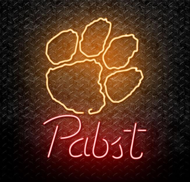 Pabst Clemson University Tiger Neon Sign For Sale // Neonstation
