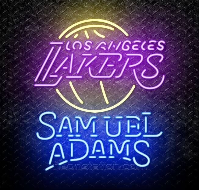 Samuel Adams NBA Los Angeles Lakers Neon Sign For Sale // Neonstation