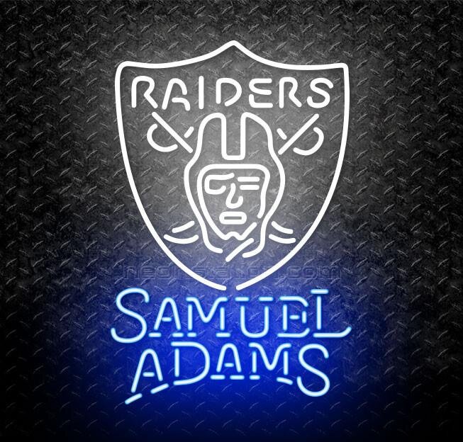 Samuel Adams NFL Oakland Raiders Neon Sign For Sale // Neonstation