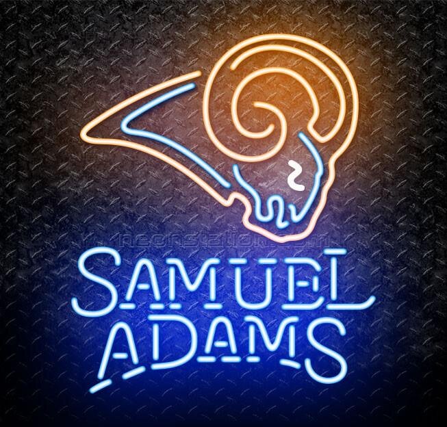 Samuel Adams NFL St Louis Rams Neon Sign For Sale // Neonstation