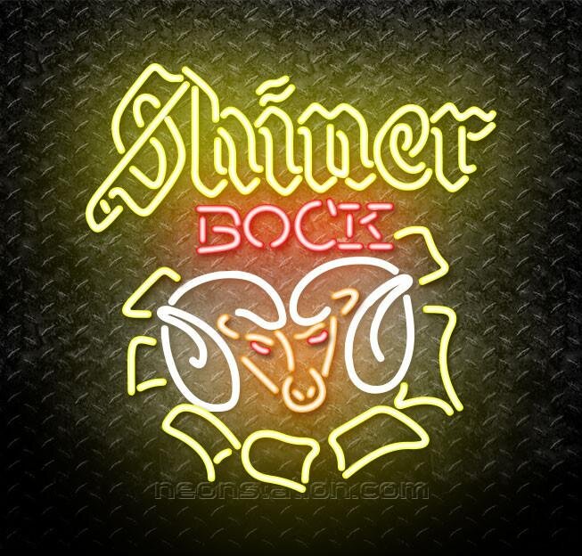 Shiner Bock Ram Neon Sign For Sale // Neonstation