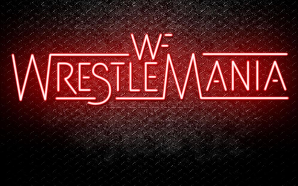 WWE Wrestle Mania Neon Sign For Sale // Neonstation