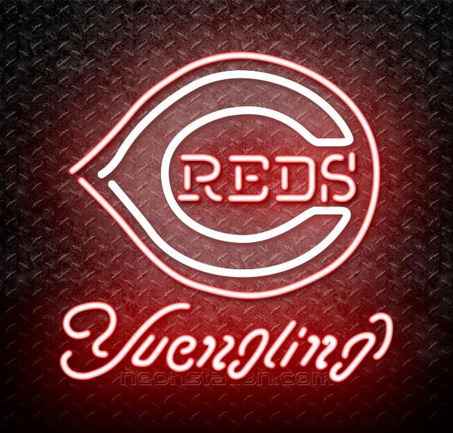 Yuengling MLB Cincinnati Reds Neon Sign For Sale // Neonstation