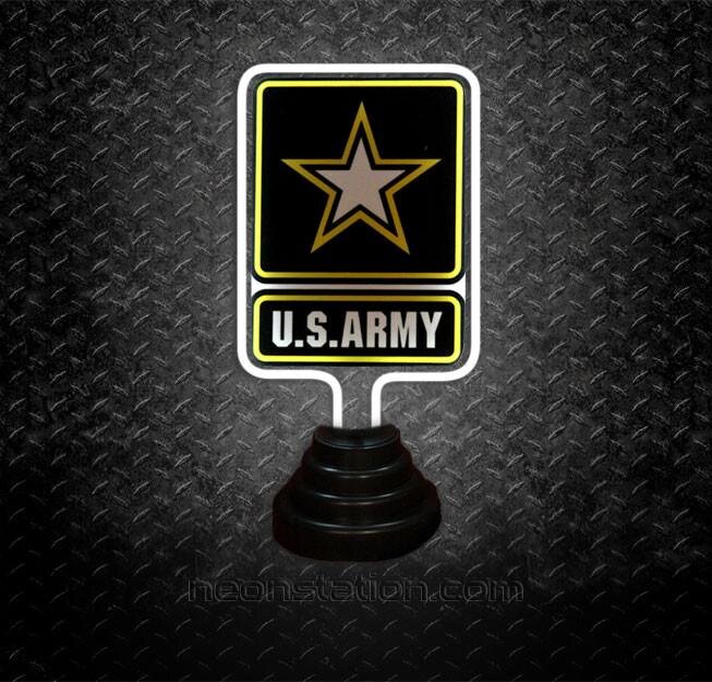 US Army Table Top Neon Sign | Neonstation