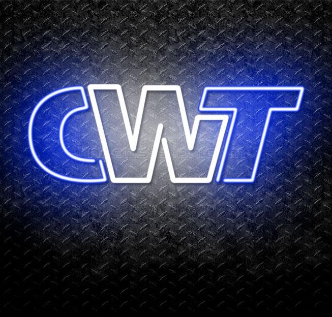 CWT Commonwealth Waste Transportation Neon Sign For Sale // Neonstation