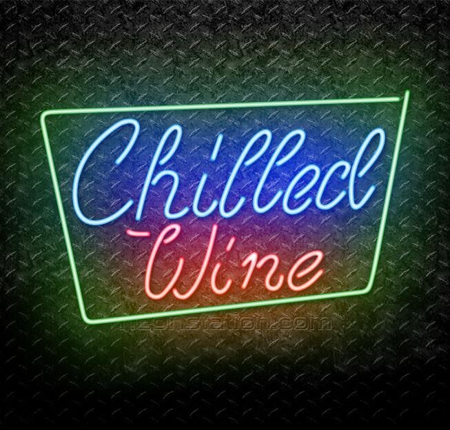 Chilled Wine Neon Sign For Sale // Neonstation