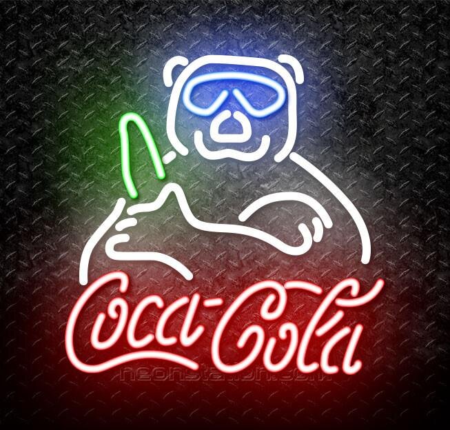 Coca Cola Coke Panda Neon Sign For Sale // Neonstation