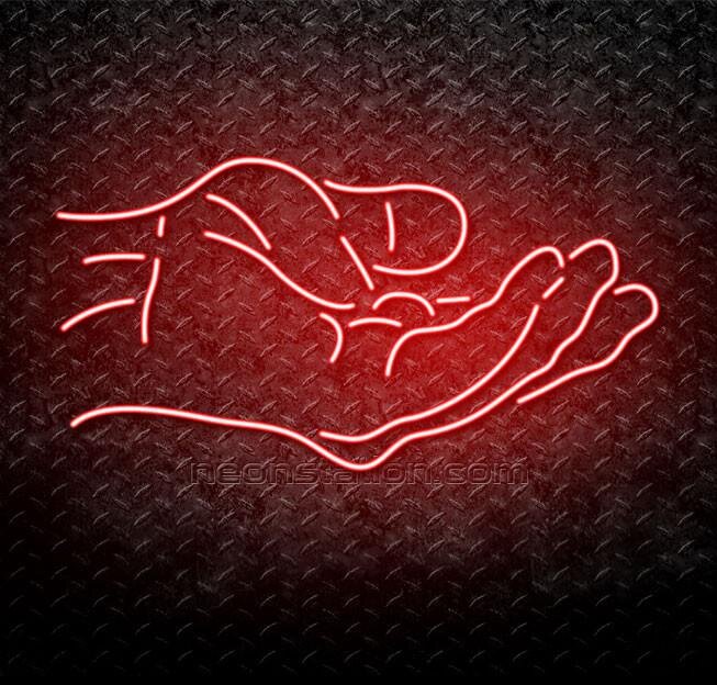 Helping Hands Neon Sign For Sale // Neonstation