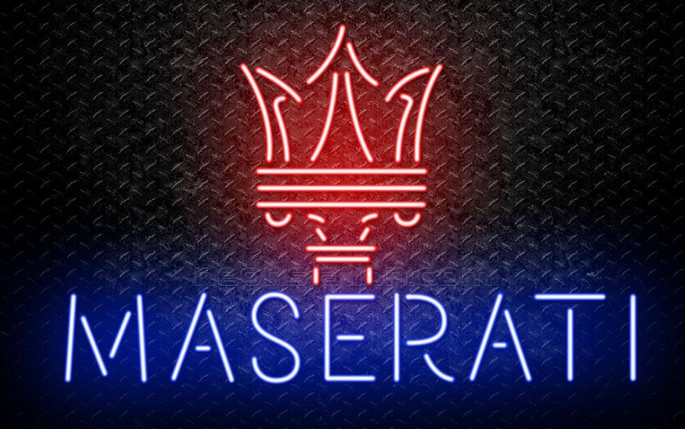Maserati Neon Sign For Sale // Neonstation
