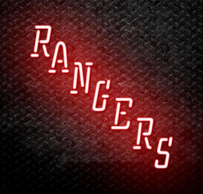 NHL New York Rangers Logo Neon Sign For Sale // Neonstation