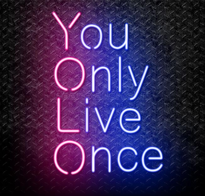 YOLO You Only Live Once Neon Sign For Sale // Neonstation
