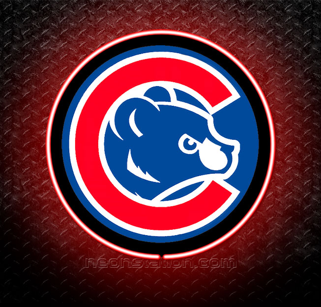 MLB Chicago Cubs 3D Neon Sign For Sale // Neonstation