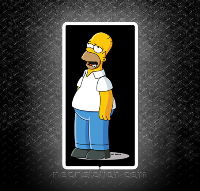 Homer Simpson Day Dreaming 3D Neon Sign For Sale // Neonstation