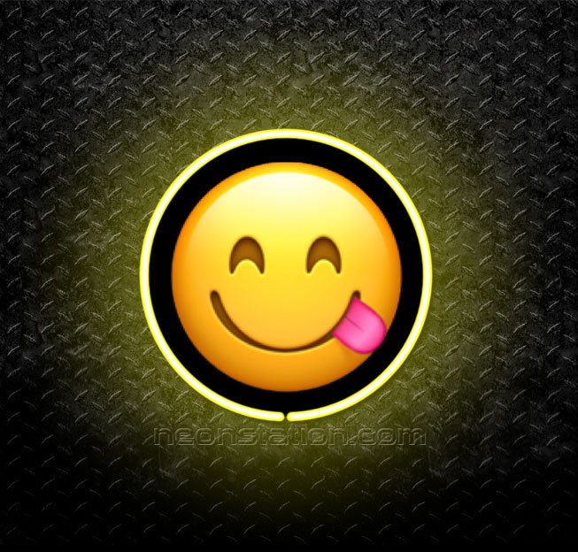 Smiley Licking Lips Emoji | Lipstutorial.org