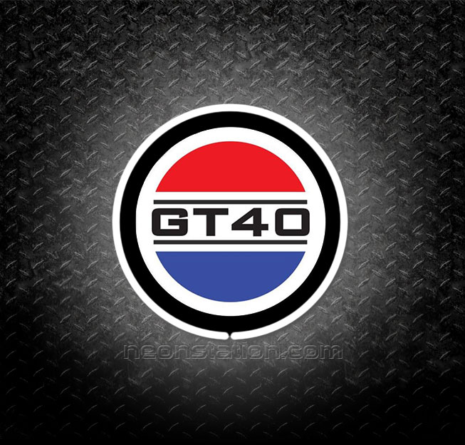 Ford GT40 3D Neon Sign For Sale // Neonstation