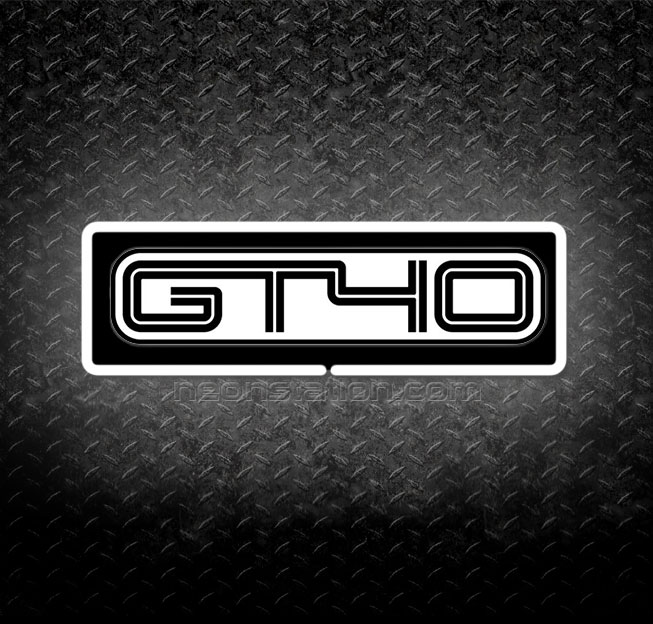 Ford GT40 3D Neon Sign For Sale // Neonstation